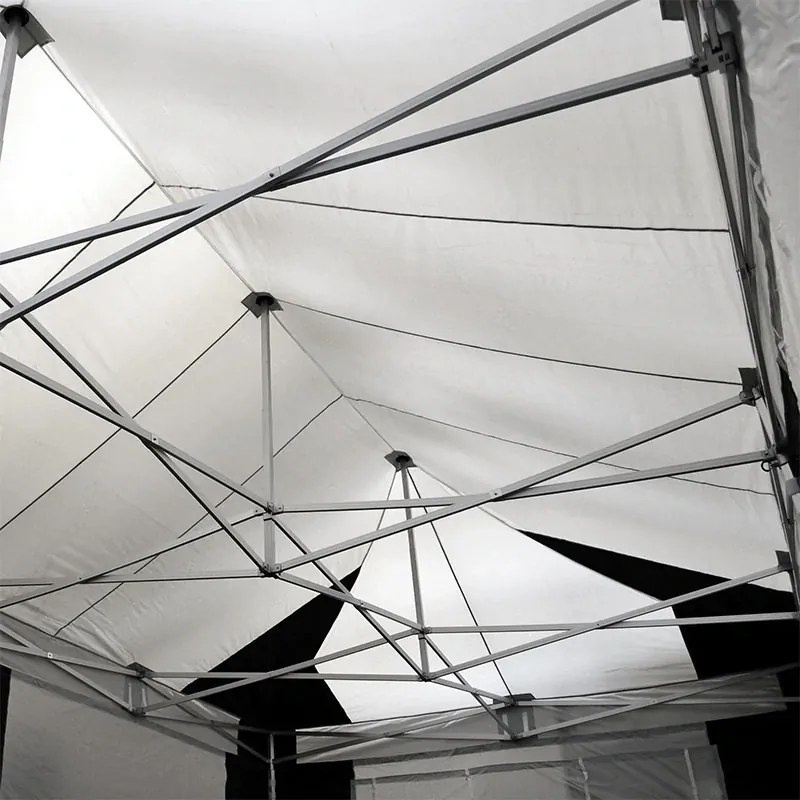 Nůžkový párty stan RedX® PROFI EXTREME 4x12 m (Nůžkový párty stan 4x12 m v naší nejbytelnější hliníkové verzi s možností potisku)