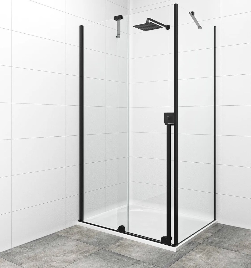 Sprchový kout obdélník 120x90 cm SAT Walk-In Xmotion SATBWIXM120STE90C