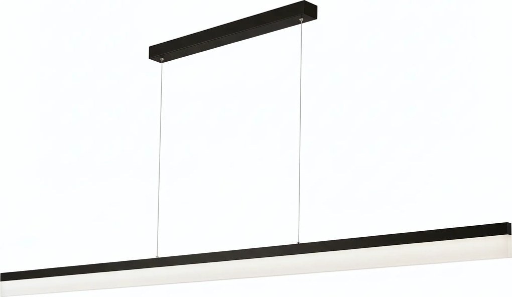 Toolight Toolight, LED stropní svítidlo 200cm, 48W, 4000K, APP1695-CP, černá, OSW-07892