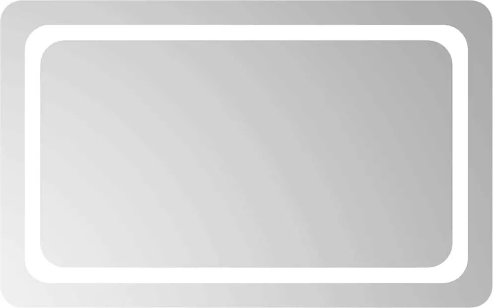 Koupelnové zrcadlo s LED osvětlením 80x50 cm 151786