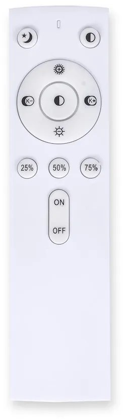 Stropní LED svítidlo Yax, 1x LED 24w, 3000-6000k, w, s ovladačem