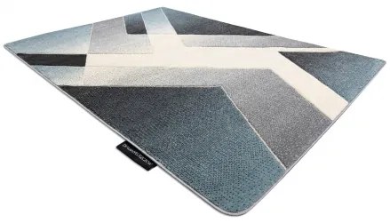 koberec ALTER Wild Geometrický modro šedý velikost 140x190 cm | krásné koberce cz