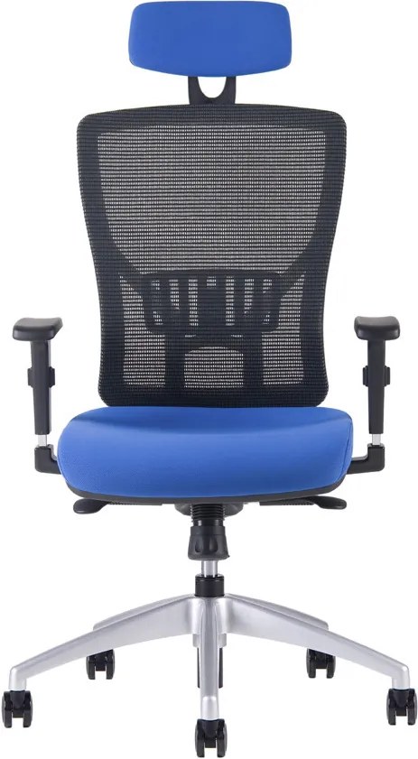Office Pro Kancelářská ergonomická židle Office Pro HALIA MESH SP – s podhlavníkem, více barev Modrá 2621