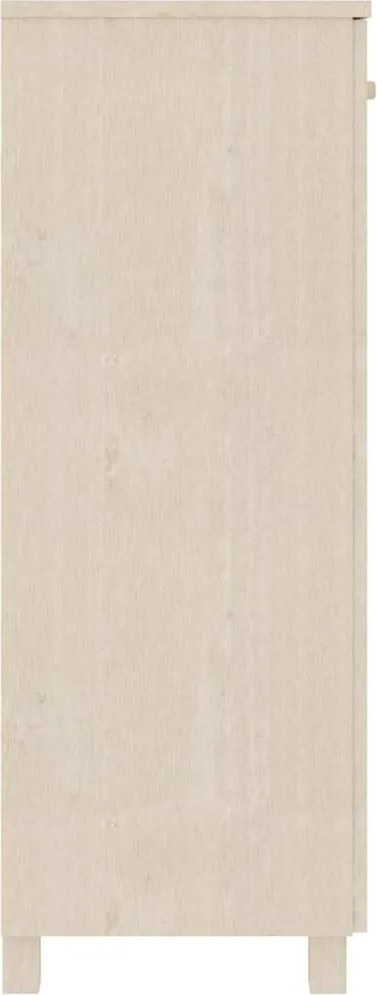 Botník HAMAR medově hnědý 85 x 40 x 108 cm masivní borovice 340516