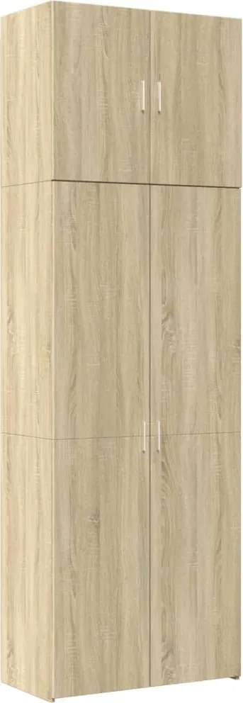 Skříň highboard dub sonoma 80 x 42,5 x 249 cm kompozitní dřevo 3281366