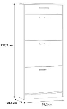 Botník KAVI dub artisan