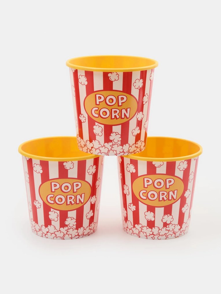 Sinsay - Nádoby na popcorn 3 pack - vícebarevná