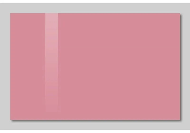 Růžová perlová skleněná magnetická tabule domácí Smatab® - 40 × 60 cm