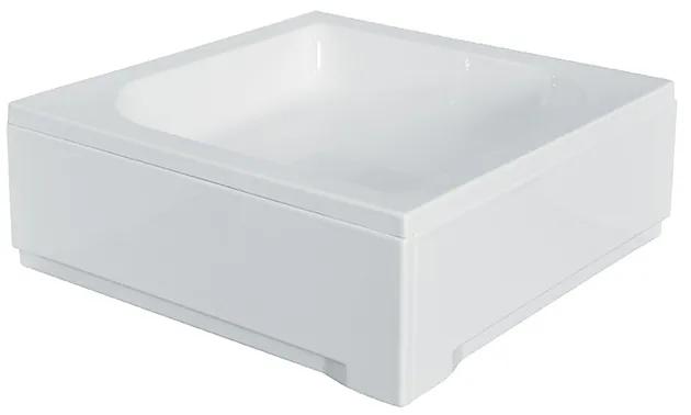 Besco Čtvercová sprchová akrylátová vanička ARES SQ 70x70 (80x80, 90x90) Barva: Bílá, Rozměry (cm): 70x70