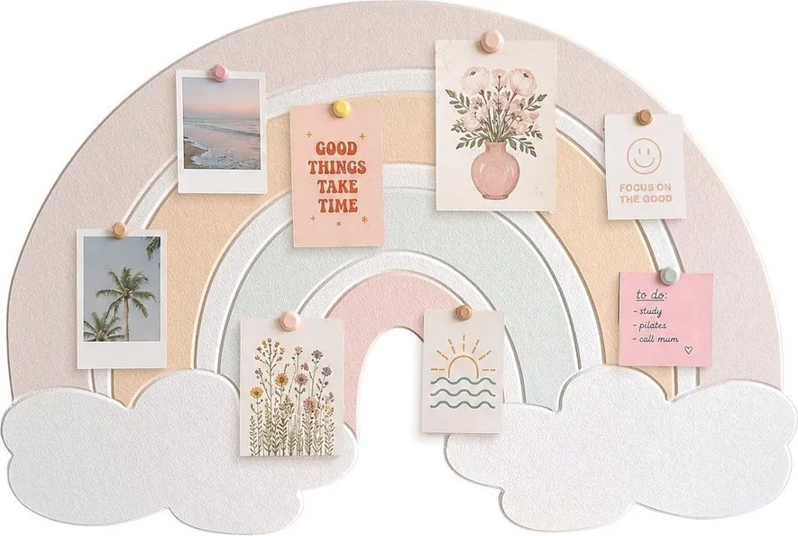 Akustická tabule Pastel Rainbow – Styler