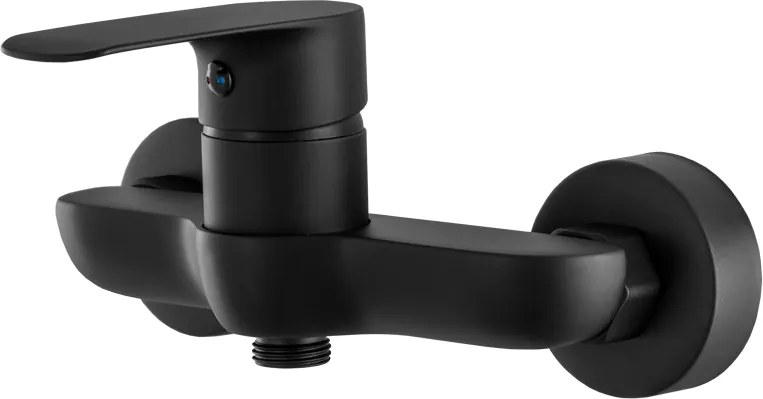 Gamma Pico, nástěnná sprchová baterie 150mm, černá matná, GMA-BPON-BK