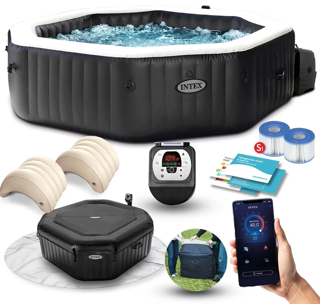 Dmuchané vířivé SPA s hydromasáží pro 6 osob INTEX 28462