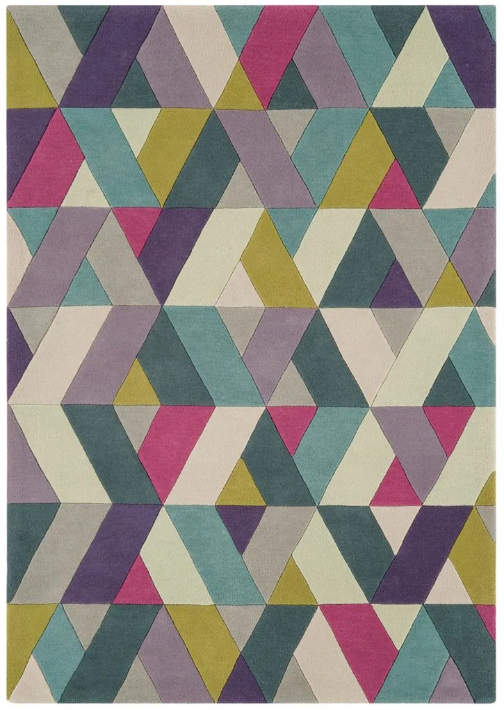 Barevný  koberec Mode Chevron Blue Green Rozměry: 200x300 cm