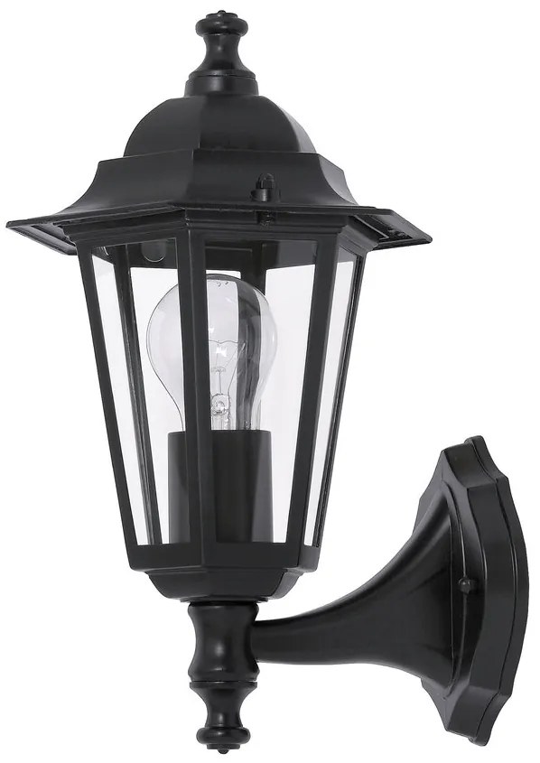 Rábalux Velence 8204 venkovní nástěnné lampy  černá   kov   E27 1x MAX 60W   IP43