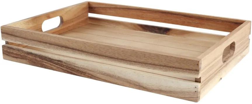 Velká přenoska z akáciového dřeva T&G Woodware Baroque Plain