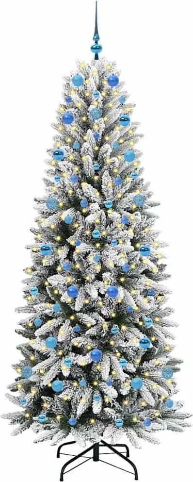 Umělý vánoční stromeček Bílá 210 cm PVC, plast, ocel a PE 3396064
