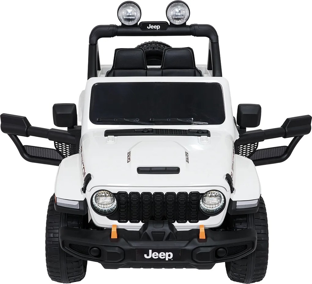 Ramiz Jeep Wrangler Rubicon LIFT elektrické autíčko pro děti bílé