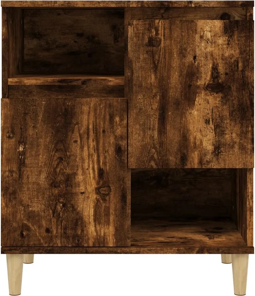 Příborníky 3 ks kouřový dub 60 x 35 x 70 cm kompozitní dřevo 3185740