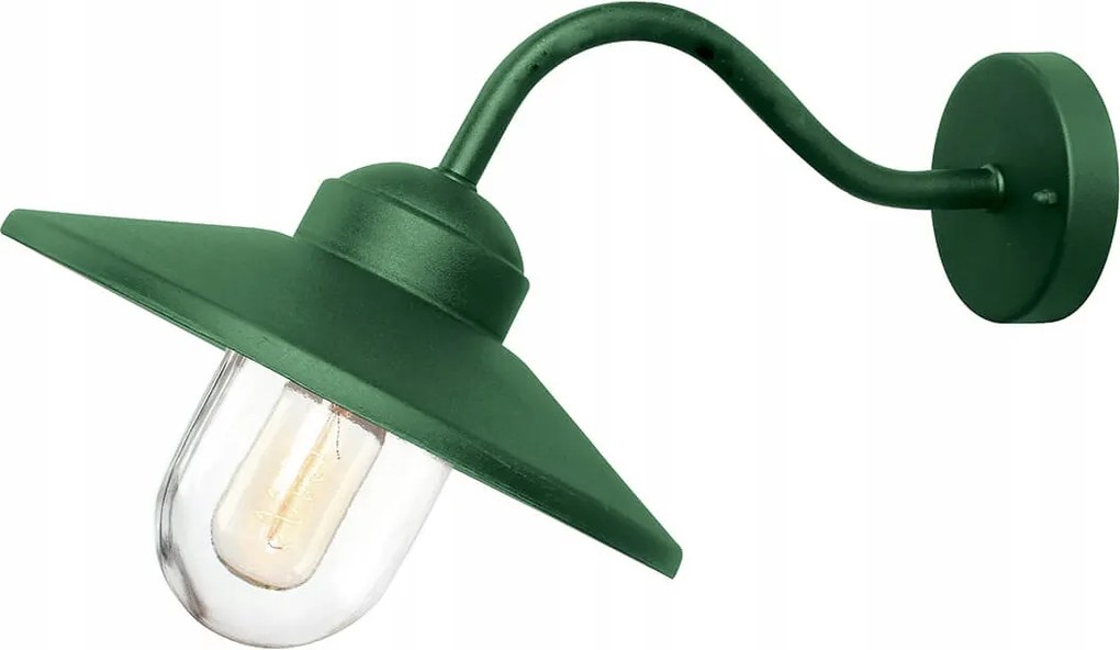 Nástěnná lampa Klampenborg Klampenborg-fgr Elstead IP44 kovová zelená