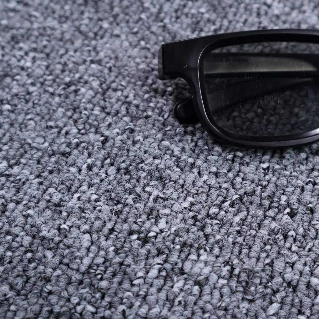 Condor Carpets, Metrážový koberec Rambo-Bet 73, na míru, šíře 3m,4m,5m, šedá, filc, kuchyně