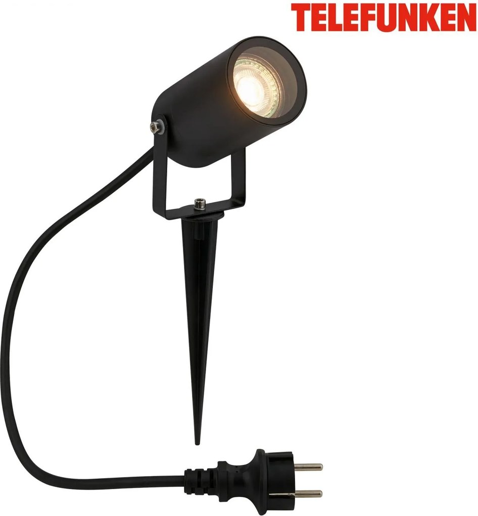 TF 322405TF TELEFUNKEN zahradní bodové svítidlo, ochrana proti tryskající vodě, nastavitelné - BRILONER