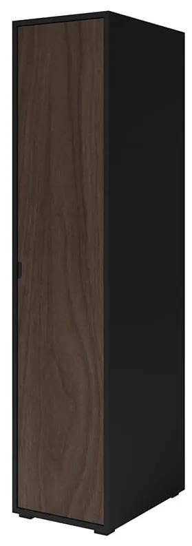 Skříň VERONA 04P 47 cm ořech + černá