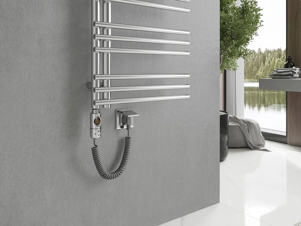 Mexen Neptun, elektrické topné těleso 1400 x 500 mm, 600 W, chromová, W101-1400-500-2600-01