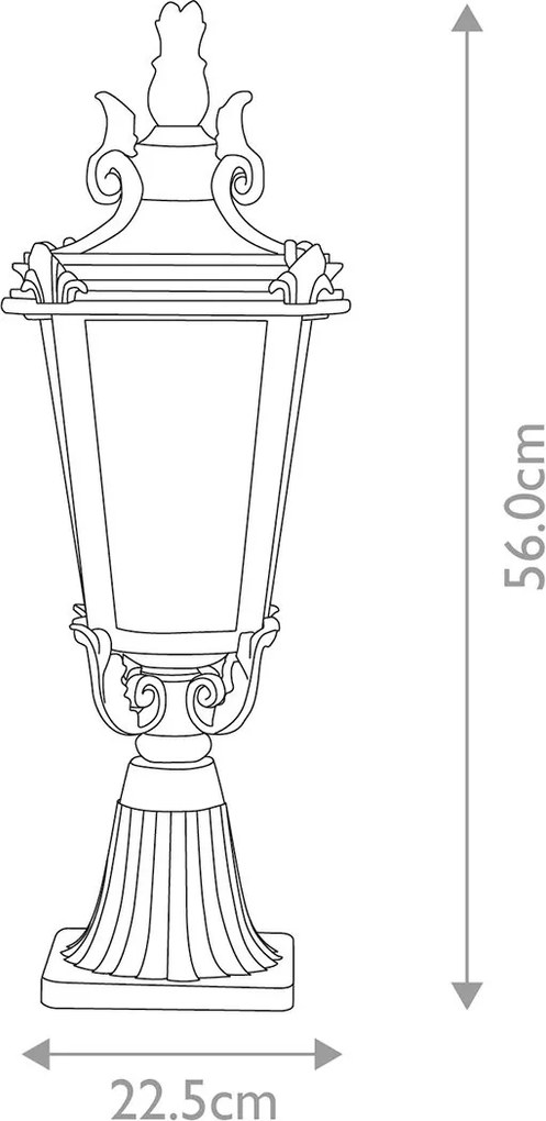 Venkovní lampa-lucerna Elstead BALTIMORE BT3-M IP44