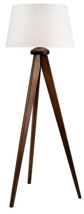 Lamkur 35208 LP 1.98 AIDA - Stojací lampa na dřevěné trojnožce, tmavý dub