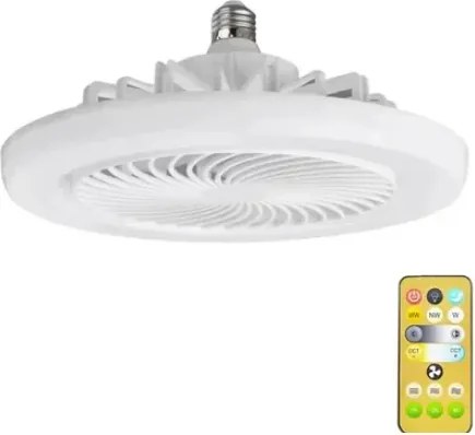 LED stropní svítidlo otočné o 360° s ventilátorem 2v1