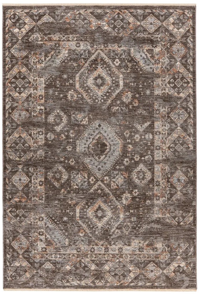 Obsession, Kusový koberec Laos 466 Taupe, 80x235, hnědá, chodba / předsíň