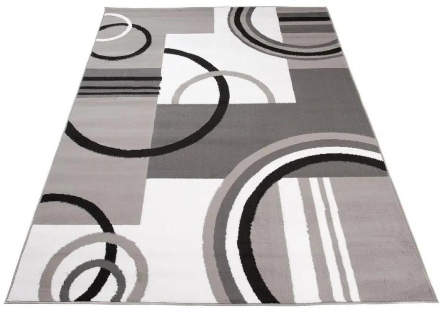Kusový koberec PP Levis šedý 140x200cm