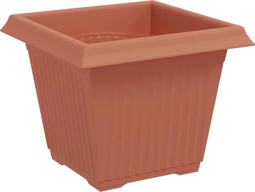 Květináče 6 ks Cihlově červená Plast 3403291