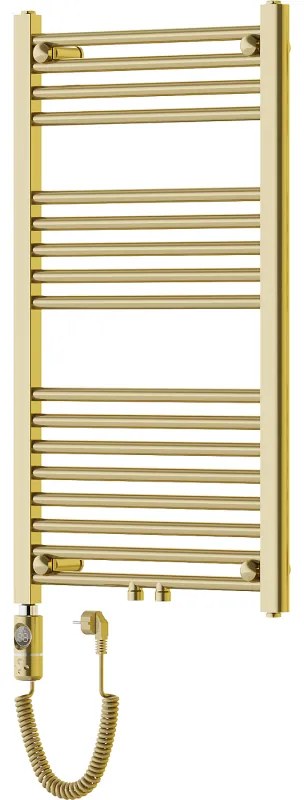 Mexen Mars, elektrické topné těleso 900 x 500 mm, 300 W, zlatá lesklá, W110-0900-500-2300-50