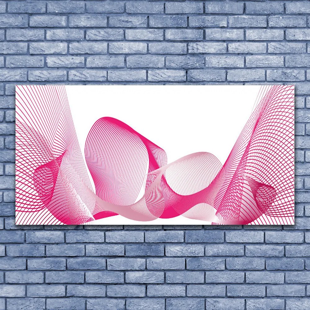Plexisklo-obraz Abstrakce Čáry Vlny Umění 120x60 cm