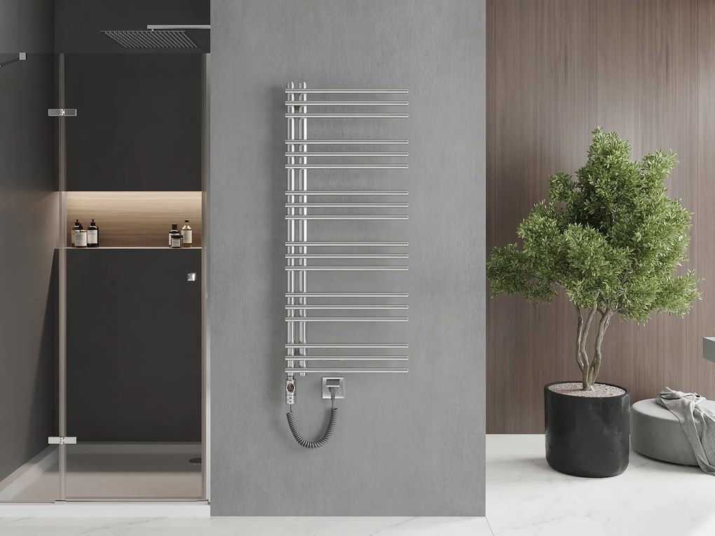 Mexen Neptun, elektrické topné těleso 1200 x 500 mm, 600 W, chromová, W101-1200-500-2600-01