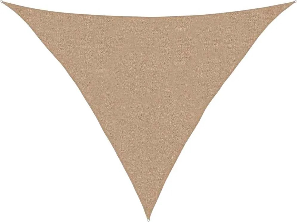Stínící plachta 160 g/m² taupe 3 x 3 x 4,2 m HDPE 311419