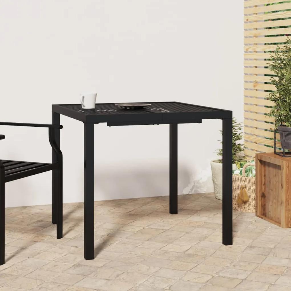 Zahradní stolek antracitový 80 x 80 x 72 cm ocel