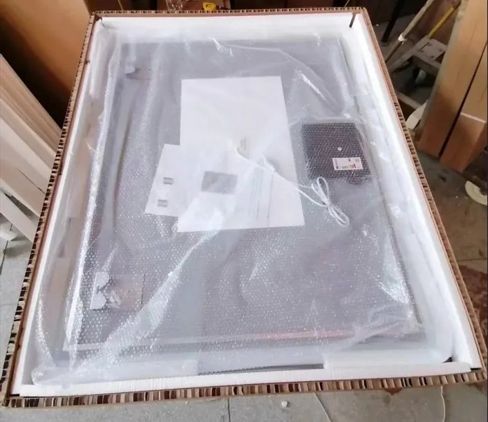 Erga Ava, LED zrcadlo 60x80cm, 2185 lm, 6500K, přední/zadní osvětlení, ERG-V01-120-6080-00