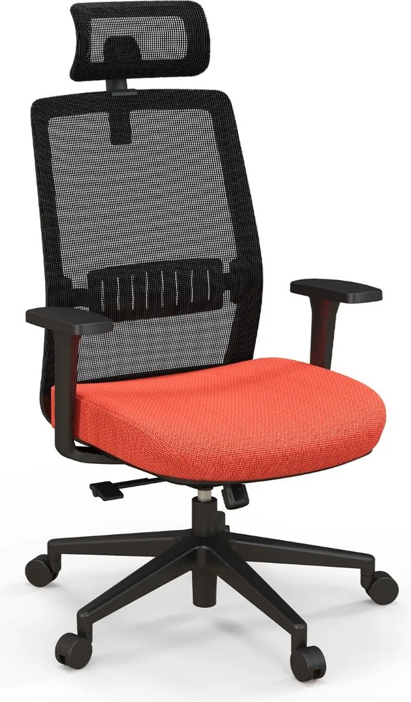 Costway Ergonomická kancelářská židle s opěradlem a bederní opěrkou a pohodlnou