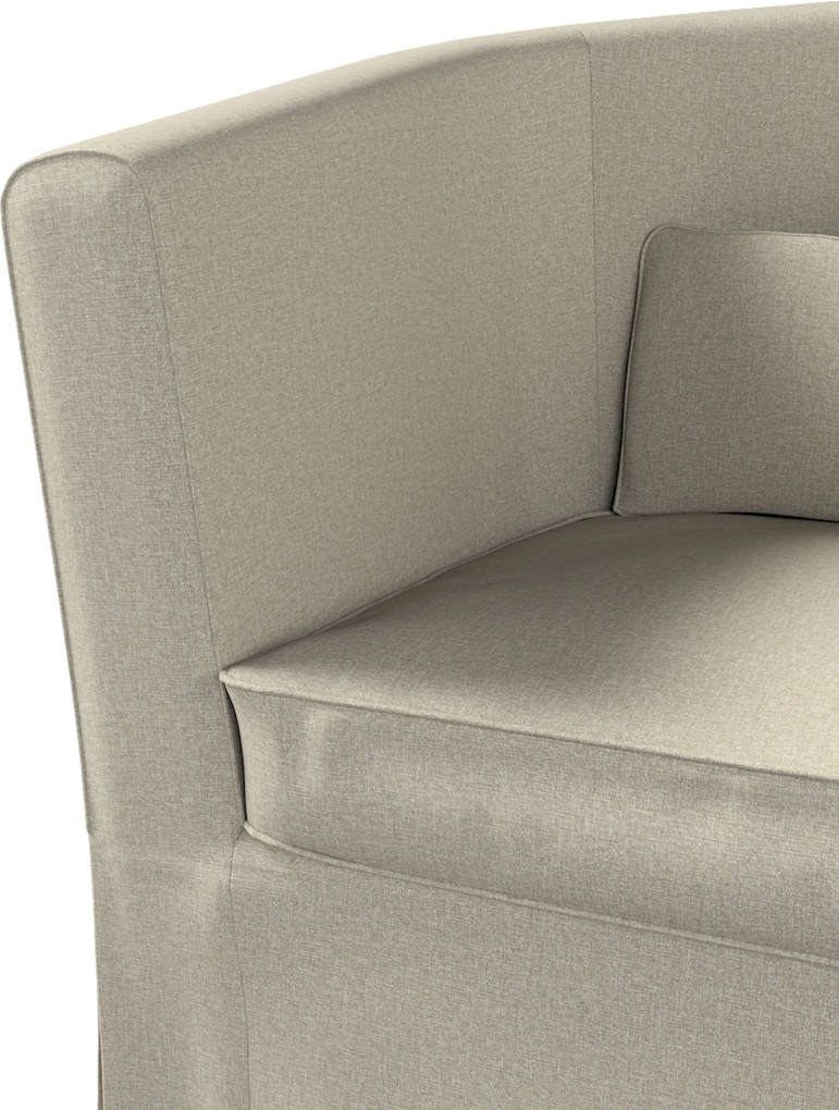 Potah na křeslo IKEA Ektorp Tullsta barva béžová látka pletený vzor
