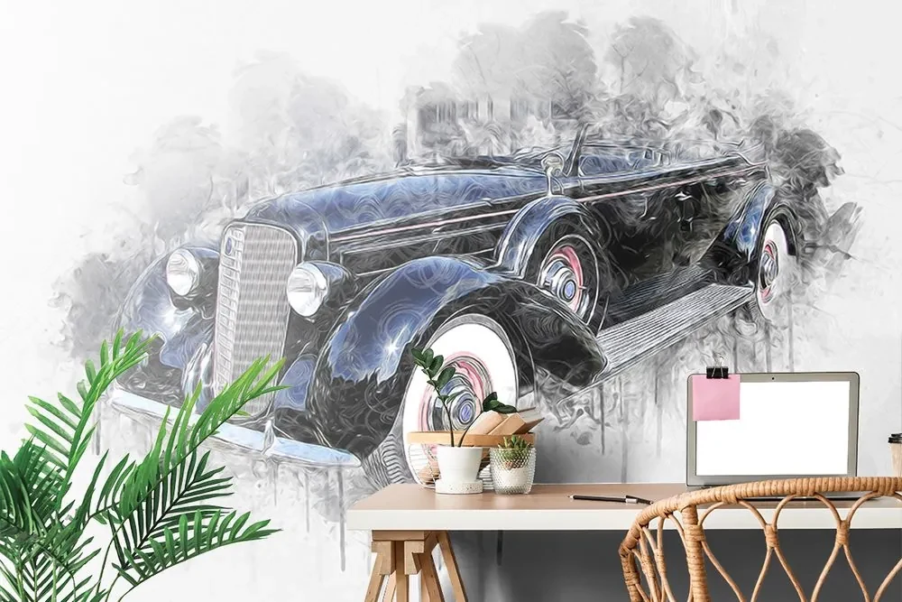 Tapeta historické auto | BIANO
