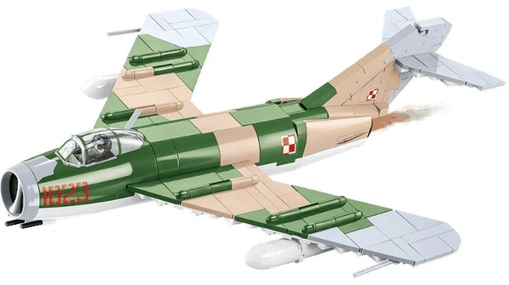 Cobi 5824 cold war polský stíhací letoun lim-5 (mig-17f)