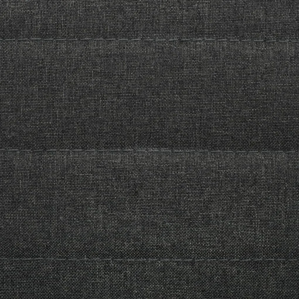 Jídelní židle 6 ks tmavě šedé textil 275379