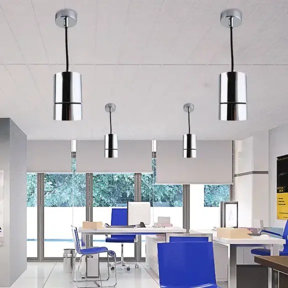 Designový lustr Raffael chrom