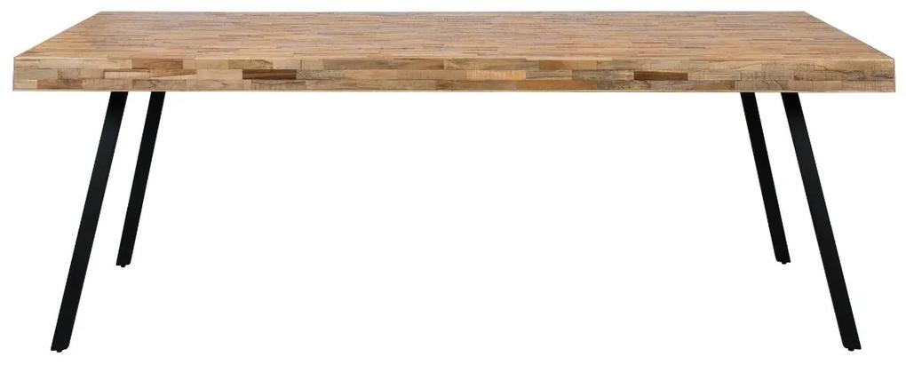 White Label Dřevěný jídelní stůl WLL SURI 200x90 cm