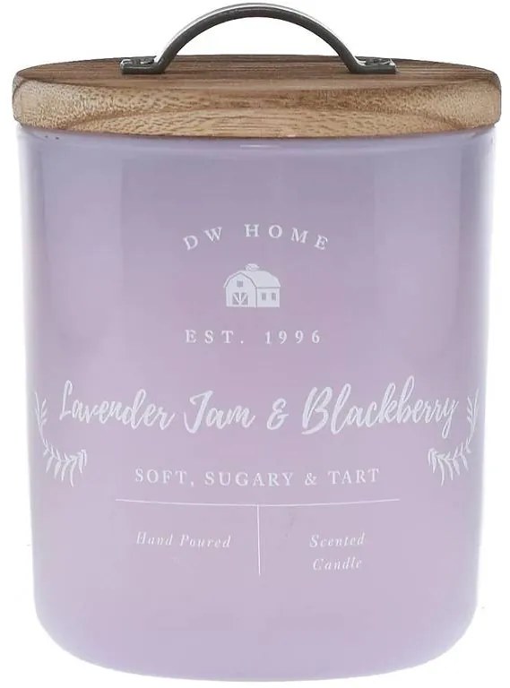 DW Home – vonná svíčka Lavender Jam & Blackberry (Levandule a ostružina), 241 g