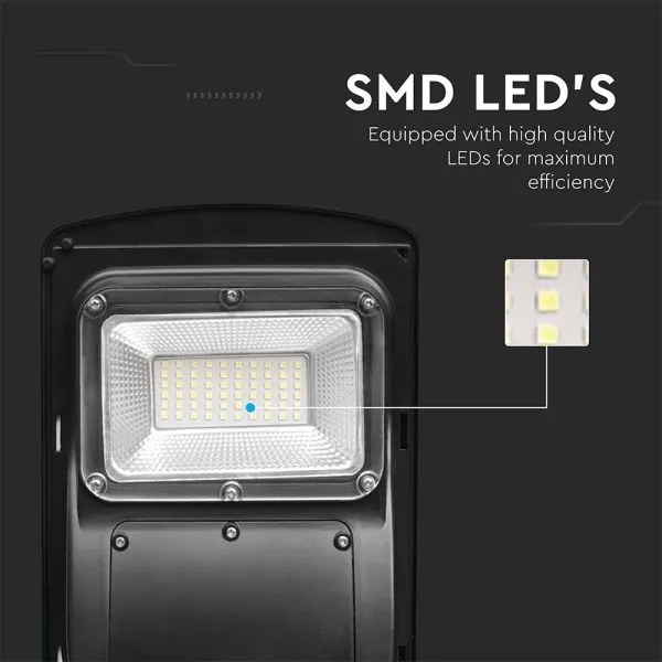 LED Stmívatelná solární pouliční lampa LED/6W/3,2V 6000K IP65 5000 mAh + DO