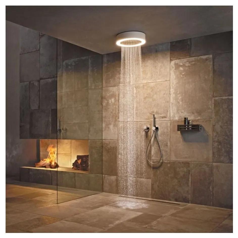 Keuco - Stropní hlavová sprcha s LED osvětlením, Ø400mm, bílá/chrom 59931519000