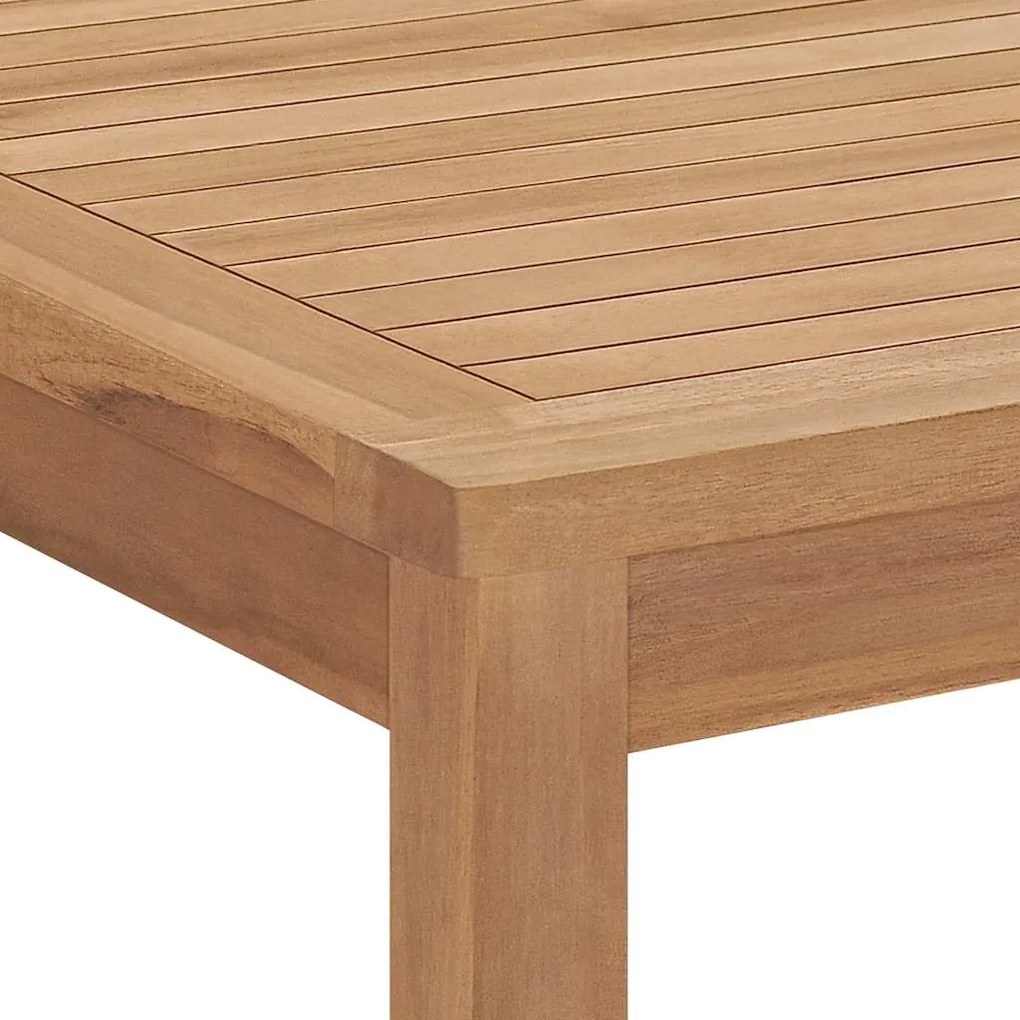 Zahradní jídelní stůl 160 x 80 x 77 cm masivní teakové dřevo 315620